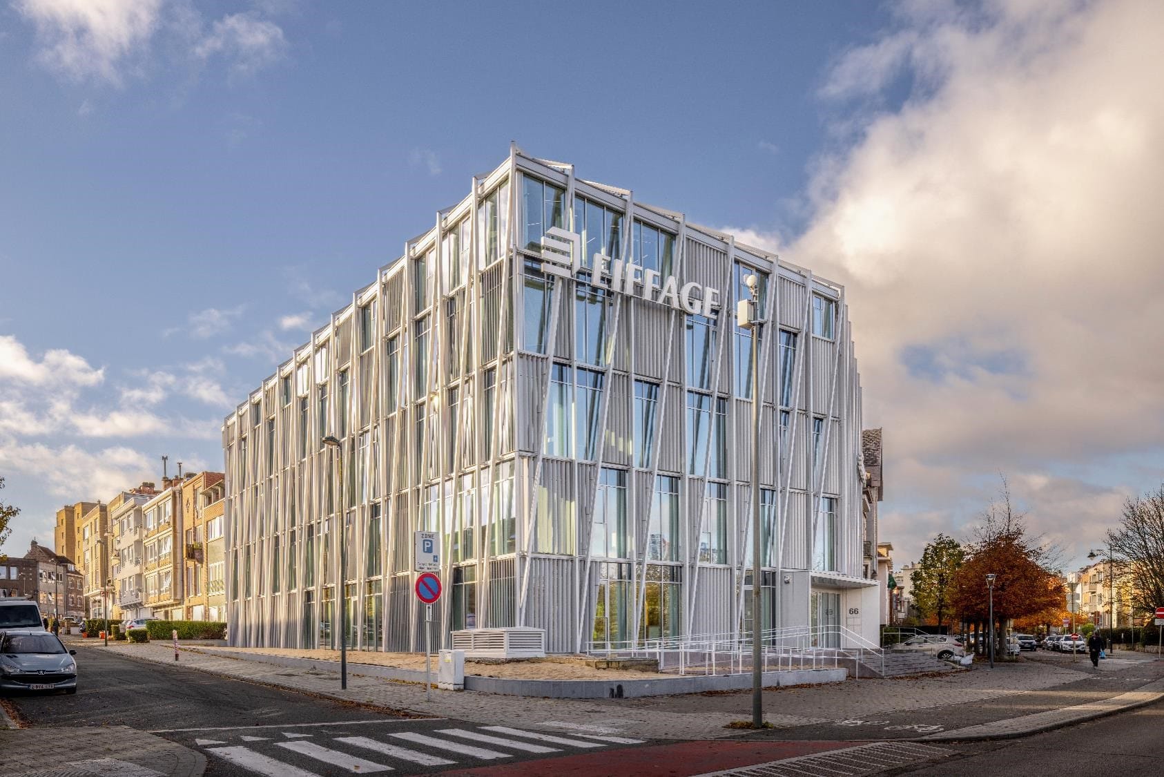 De teams van Eiffage Construction BeLux, Valens en Eiffage Development ...